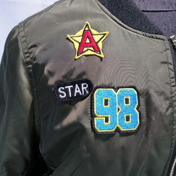 Sebby | Jackets & Coats | Sebby Women Drab Bomber Jacket Olive Green ...